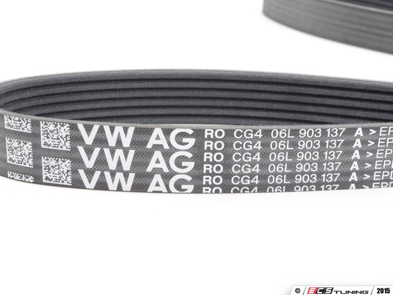 Genuine Volkswagen Audi - 06L903137A - Accessory Belt (06L 903 137 A)