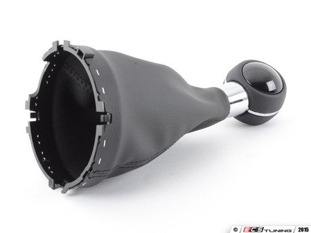 Genuine MINI - 25117641999 - Gear Shift Knob 6 Speed - Leather / Gloss ...