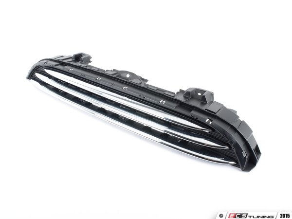 Genuine MINI - 51137335529 - Black / Chrome Slat Grille (51-13-7-335-529)