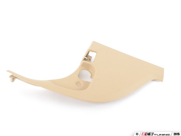 Genuine BMW - 51437144537 - Beige Front Kick Panel - Left (51-43-7-144-537)
