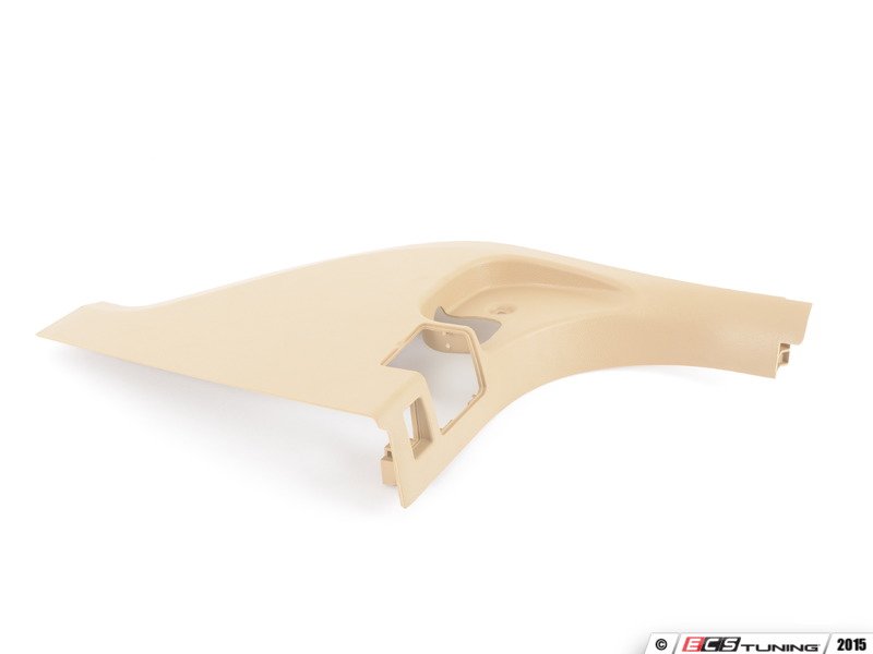 Genuine BMW - 51437144537 - Beige Front Kick Panel - Left (51-43-7-144-537)