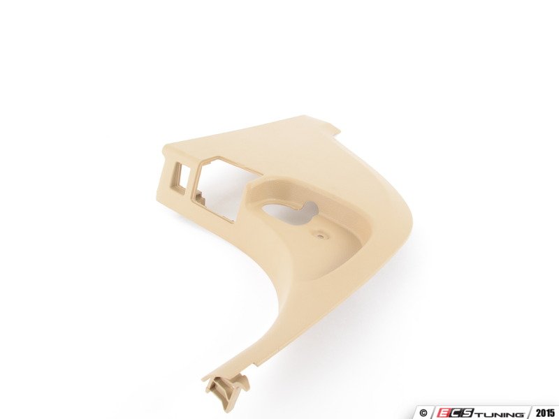 Genuine BMW - 51437144537 - Beige Front Kick Panel - Left (51-43-7-144-537)