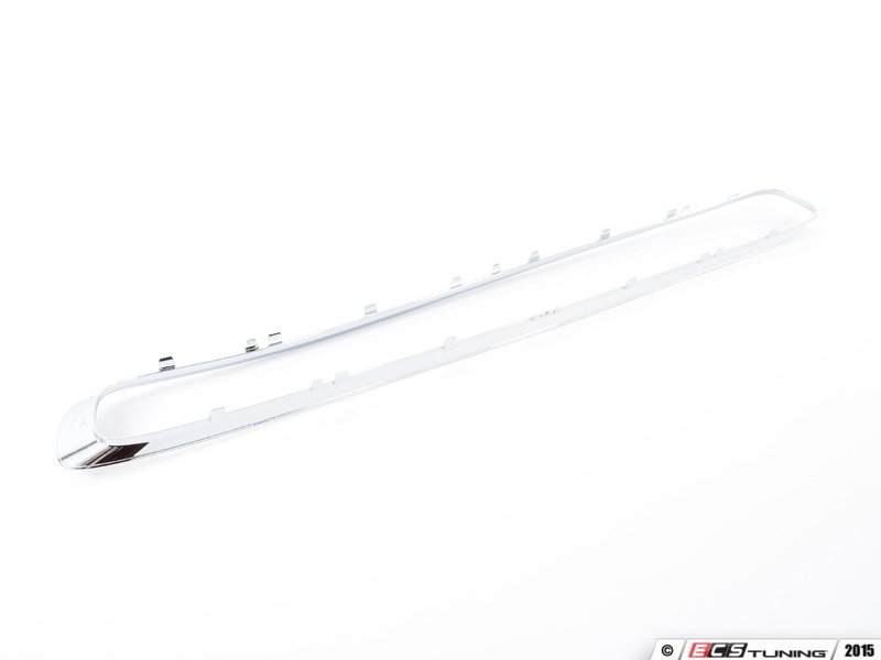 Genuine MINI - 51117355238 - Bumper Trim Lower- Chrome (51-11-7-355-238)