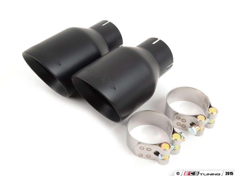 Milltek Sport - MSVW372x2 - Cerakote Black GT-100 Exhaust Tips - Pair