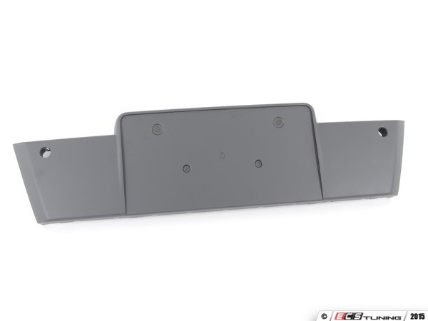 Genuine Volkswagen Audi - 8R0807285F3FZ - License Plate Bracket - Black ...