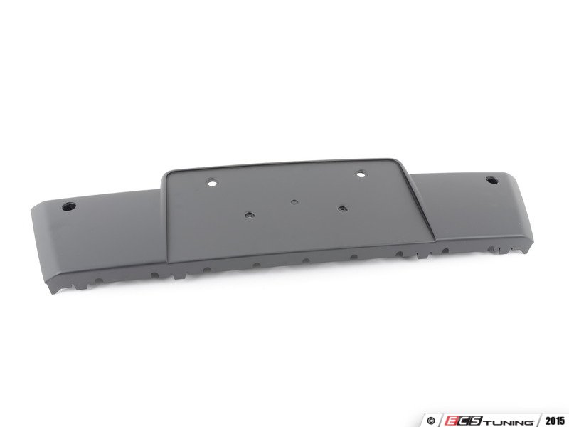 Genuine Volkswagen Audi - 8R0807285F3FZ - License Plate Bracket - Black ...