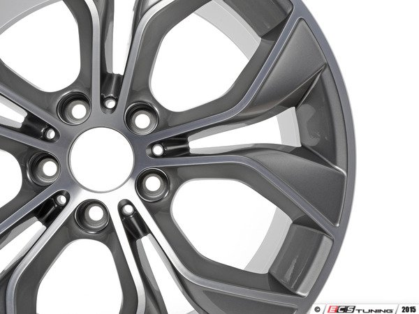 Genuine BMW - 36116862891 - 19" Y-Spoke Style 608 Reflex Silver Wheel ...