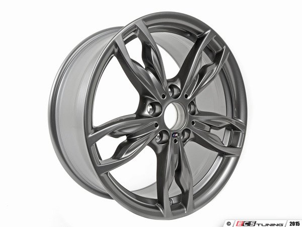 Genuine BMW - 36117845870 - 18" M Double Spoke Style 436 Ferric Grey ...