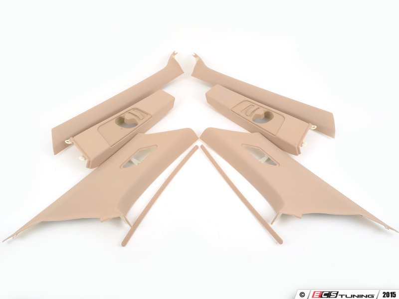 Genuine BMW - 51168238963KT - A-B-C Pillar Cover Kit - Beige