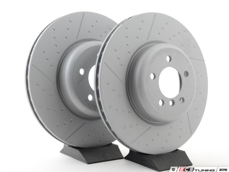Zimmermann - 34106797603zKT - Front Brake Rotors - Pair (370x30)