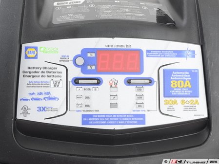 NAPA - 90-620 - Battery Charger - 12-Volt 80/20/5/2 Amp With Engine ...