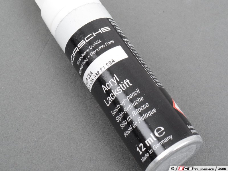 Genuine Porsche - 91109593221C9A - Touch-Up Paint - White