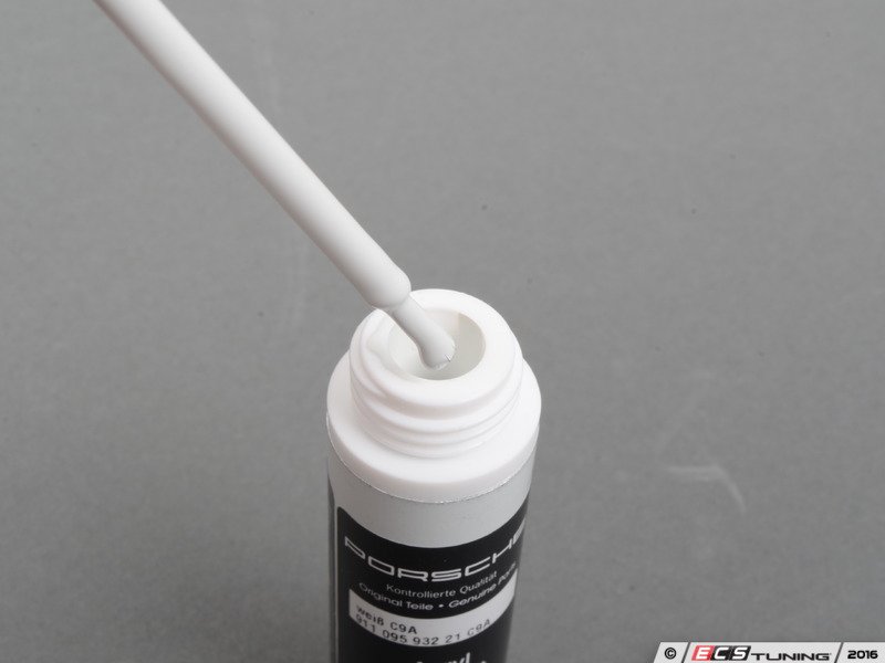 Genuine Porsche - 91109593221C9A - Touch-Up Paint - White