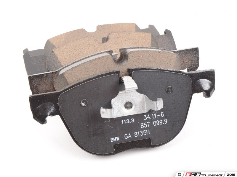 Genuine BMW - 34116857096 - Front Brake Pad Set (34-11-6-857-096)