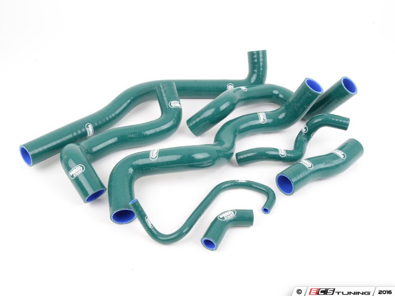 Samco - TCS382C-BRG - Samco Silicone Hose Kit - British Racing Green ...