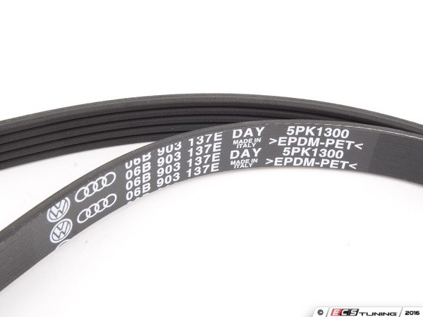 Genuine Volkswagen Audi - 06B903137E - Accessory Belt - Alternator ...