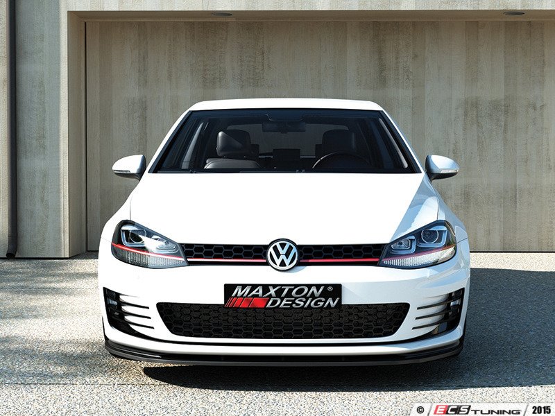 ECS News - Maxton Design Front Lip Spoilers VW MK7 Golf R/GTI