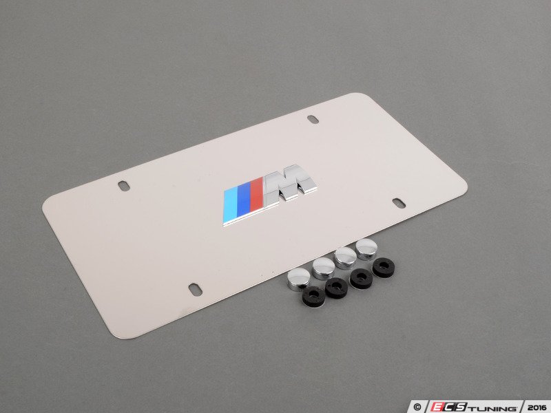 Genuine BMW - 82121470398 - POL.MARQUE PLATE M S (82-12-1-470-398)