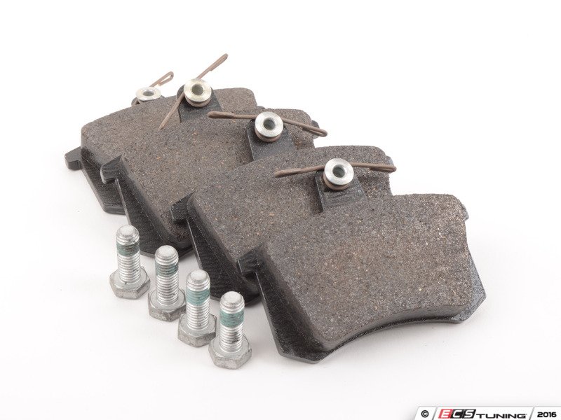 Genuine Volkswagen Audi - 4D0698451F - Rear Brake Pad Set (4D0 698 451 F)