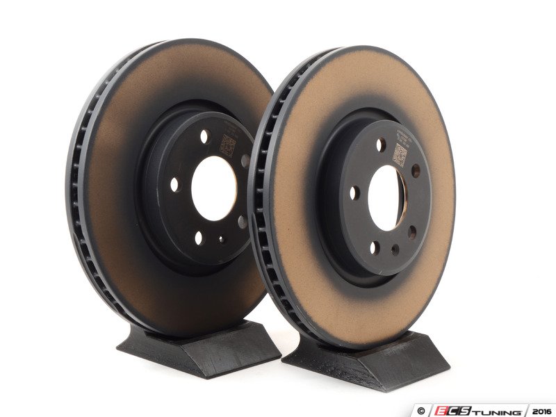 Genuine Volkswagen Audi - 8R0615301KT - Front Brake Rotors - Pair ...