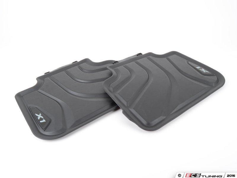 Genuine BMW - 51472365858 - F48 All Weather Rear Floor Mats - Black (51 ...