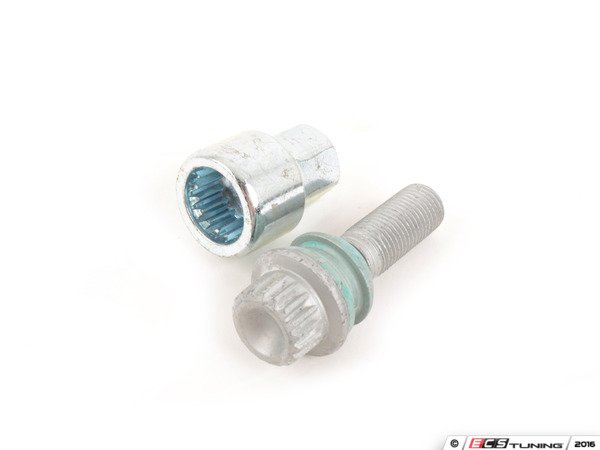 Genuine Porsche - 95536195710054 - WHEEL SCREW W\ ADAPT