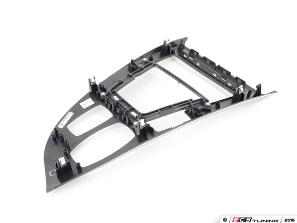 Genuine BMW - 51169150236 - Center Console Cover - Brushed AluminumAlu ...