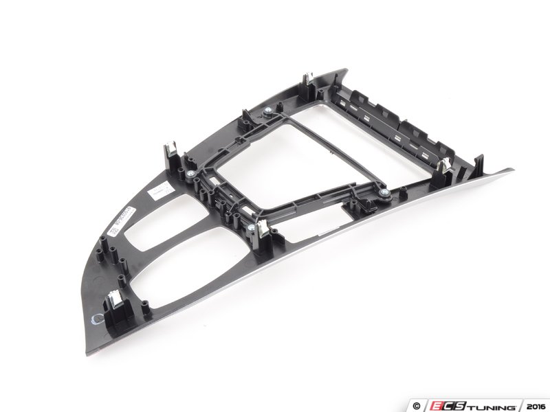 Genuine BMW - 51169150236 - Center Console Cover - Brushed AluminumAlu ...