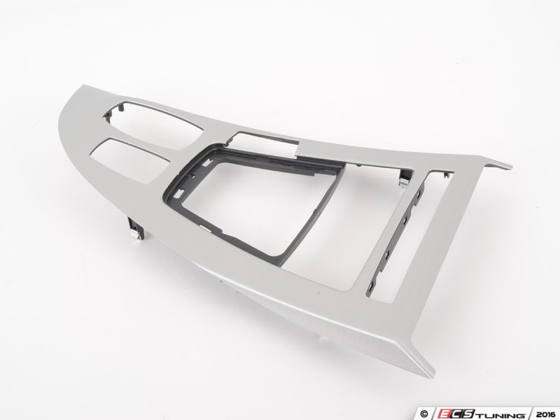 Genuine BMW - 51169150236 - Center Console Cover - Brushed AluminumAlu ...