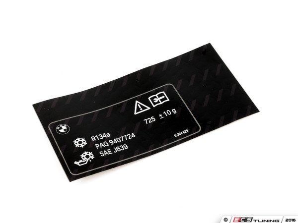 Genuine BMW - 71239384629 - LABEL, COOLANT (71-23-9-384-629)