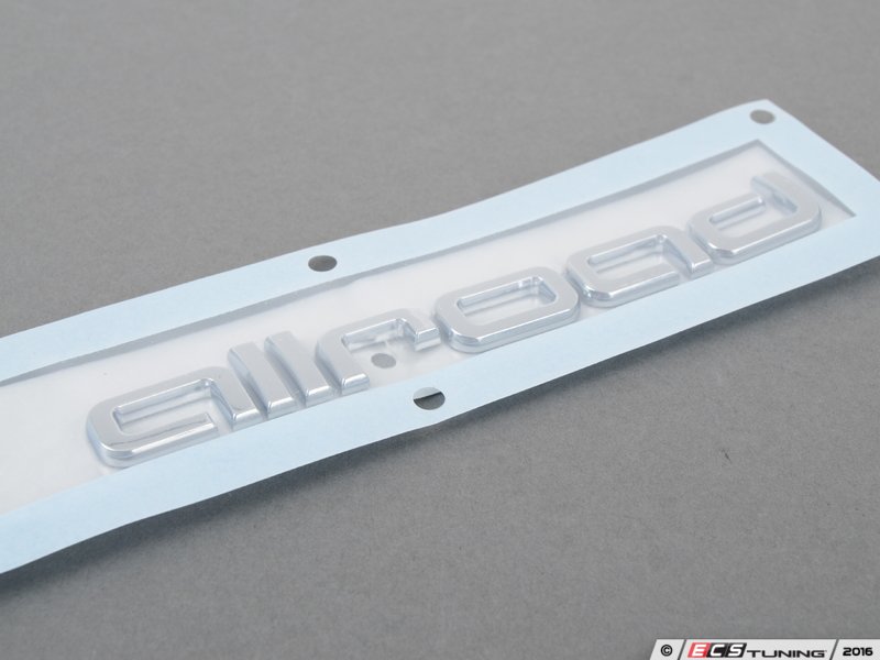 Genuine Volkswagen Audi - 8K9853735A2ZZ - NAME PLATE (8K9 853 735 A 2ZZ)