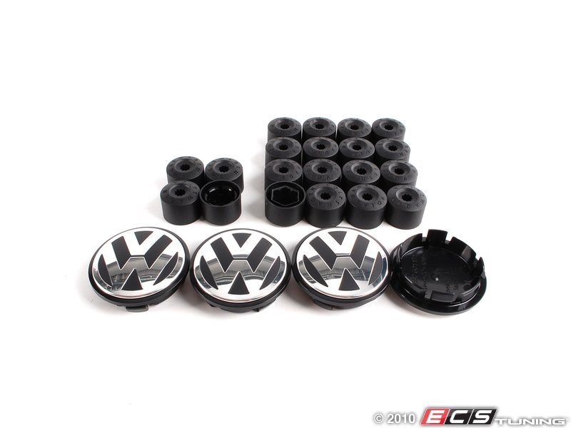 Genuine Volkswagen Audi - 1K0MK5R32 - MK5 R32 Center Cap Package (1K0 ...