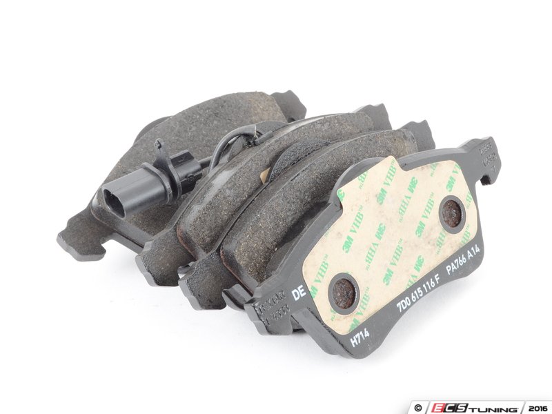 Genuine Volkswagen Audi - 7D0698151F - Front Brake Pad Set (7D0 698 151 F)