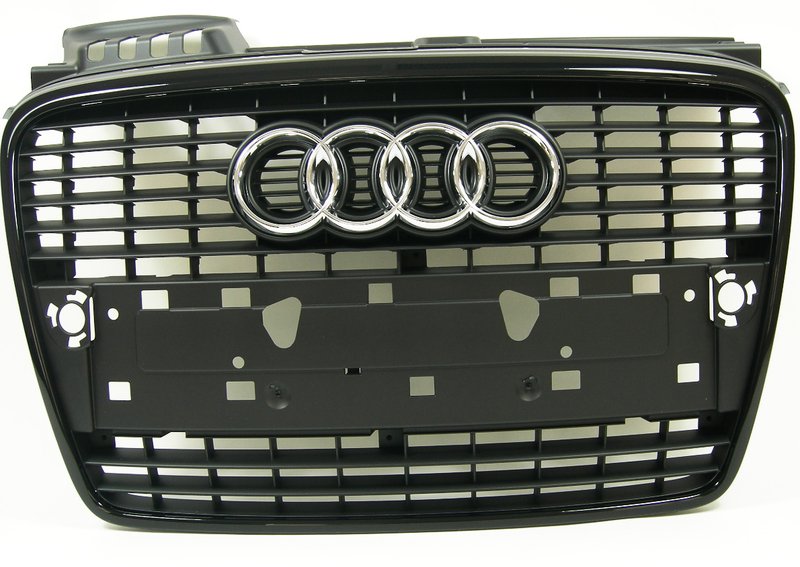 Genuine Volkswagen Audi - 8E0853651JVMZ - Grille Assembly - Black (8E0 ...
