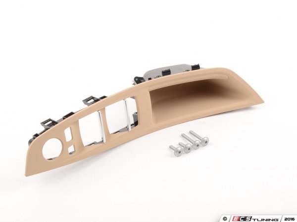 Genuine BMW - 51417225875 - F10 Beige Front Door Handle Trim - Left (51 ...