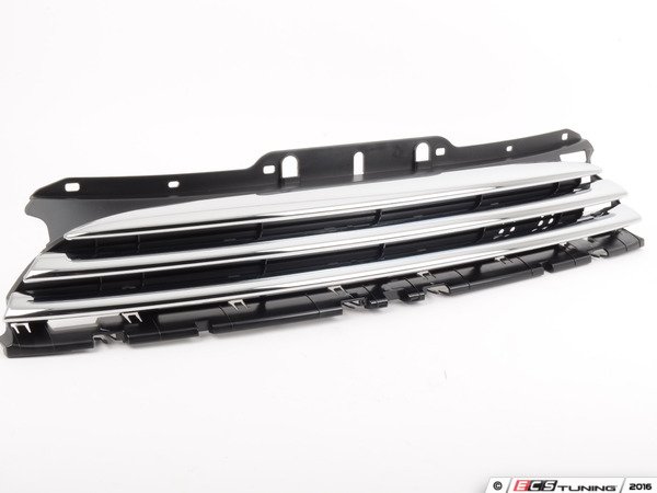 Genuine MINI - 51117317264 - Front Grille Center - Chrome (51-11-7-317-264)
