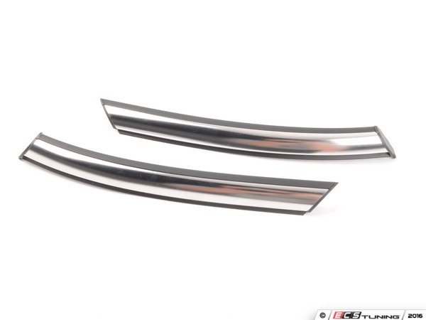 Genuine MINI - 51137424554 - Trim Cover Chrome - Set (51-13-7-424-554)