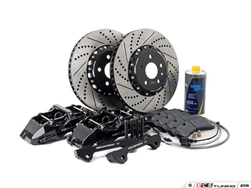 Assembled By ECS - 020552ECS0203KT - 6 Piston Brake Caliper Upgrade Kit ...