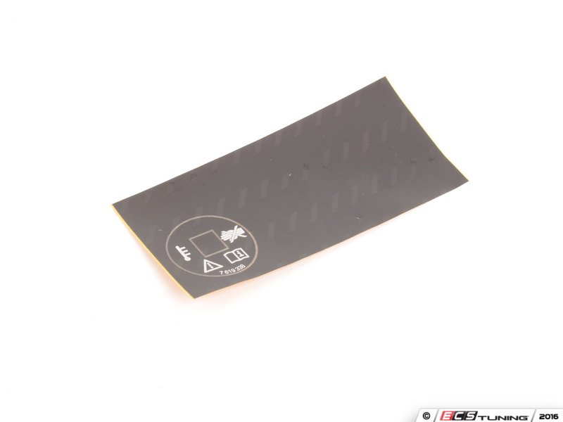 Genuine BMW - 71227619338 - LABEL COOLANT - (NO LONGER AVAILABLE) (71 ...