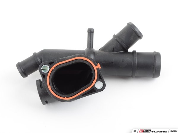 Genuine Volkswagen Audi - 03L121132Q - Coolant Flange (03L 121 132 Q)