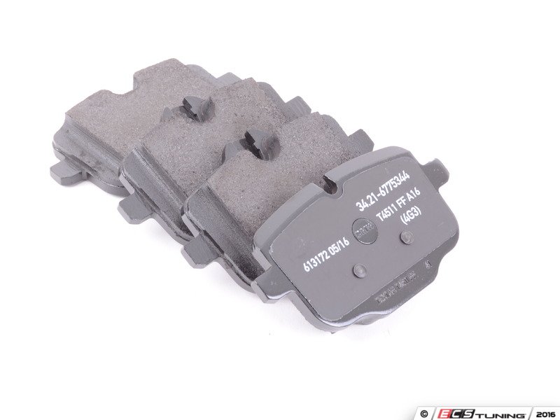 Genuine BMW - 34216775346 - Rear Brake Pad Set (34-21-6-775-346)