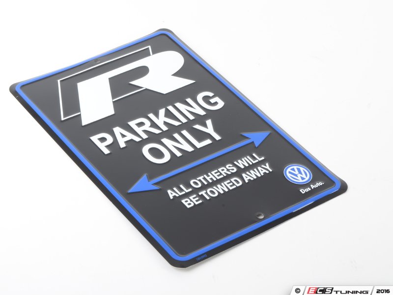 Genuine Volkswagen Audi - DRG04120 - "R Parking Only" Sign - (NO LONGER ...