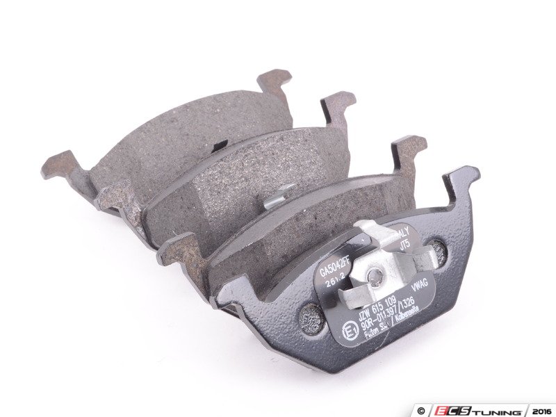 Genuine Volkswagen Audi - JZW698151A - Economy Brake Pad Set - Front ...
