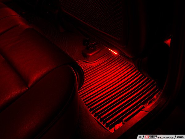 ZiZa - 019396ECS03KT6 - LED Footwell Lighting Kit - Red