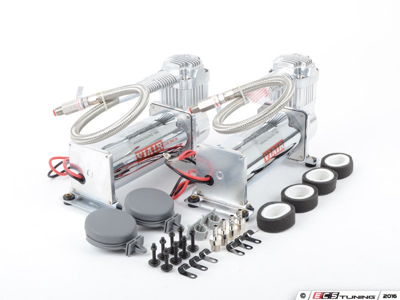 Air Lift - 23444 - Viair 444C Dual Pack Compressor - 200 PSI - Chrome