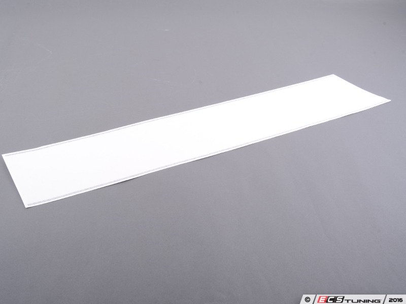 Genuine MINI - 51147281519 - Hood Stripe Left - White with Black Edges ...