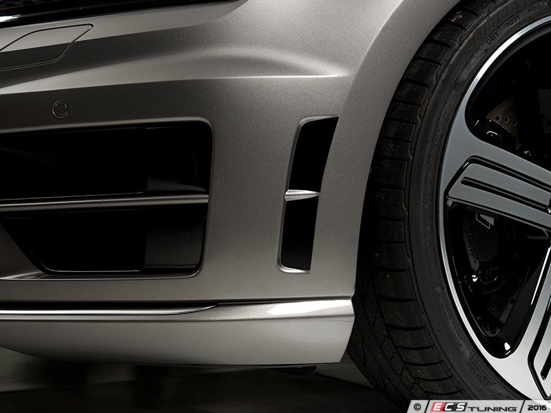 ECS News - VW MK7 Golf R ECS Front Bumper Vinyl Inlays