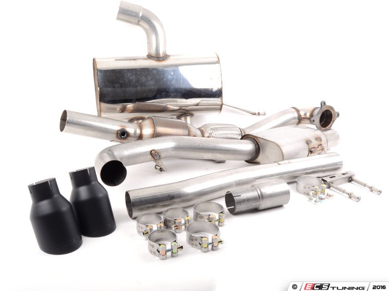Milltek Sport - SSXVW220TBKT - MK6 Golf R 3" Turbo Back Exhaust System ...
