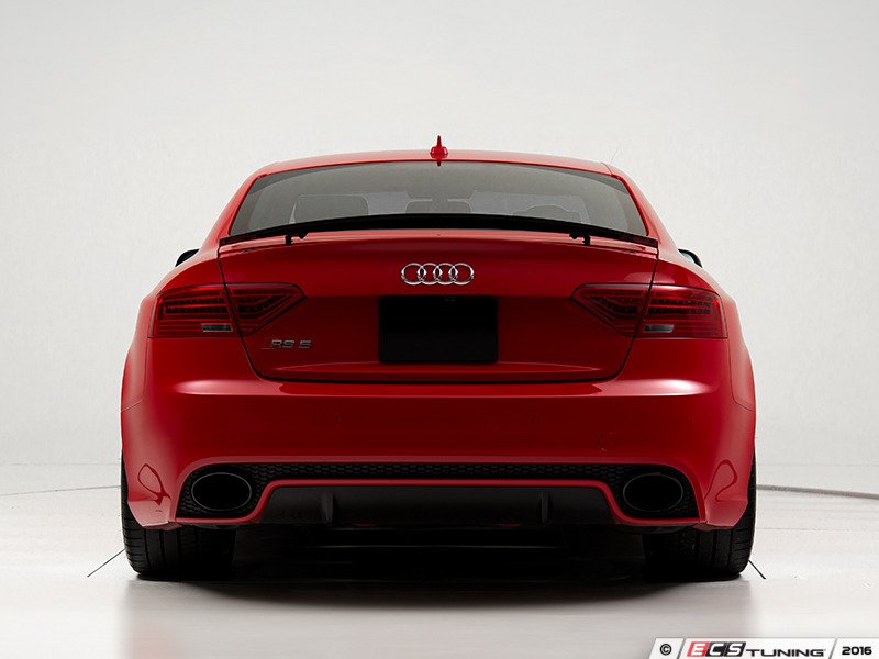 ECS News - Carbon Fiber Trunk Spoiler for your Audi RS5