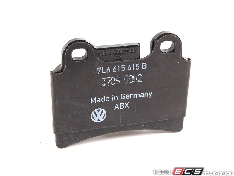 Genuine Volkswagen Audi - 7L6698451B - Rear Brake Pad Set (7L6 698 451 B)